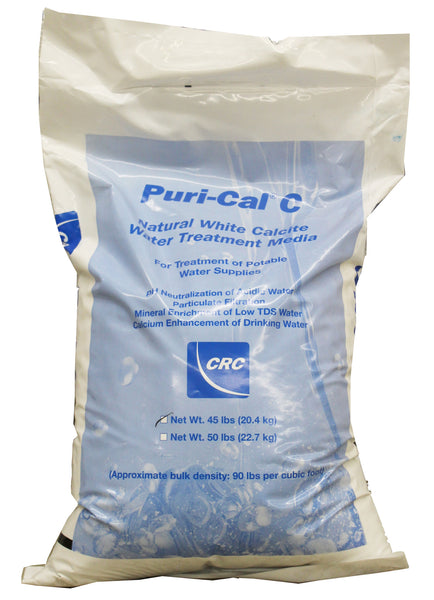 "Puri-Cal C" Neutralizer Filter Media -- .5 cu. ft. Calcium Carbonate ...